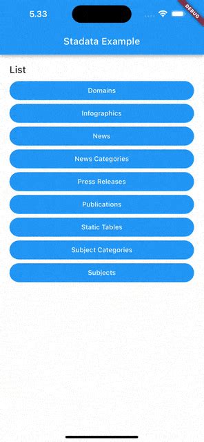 getting started stadata flutter sdk