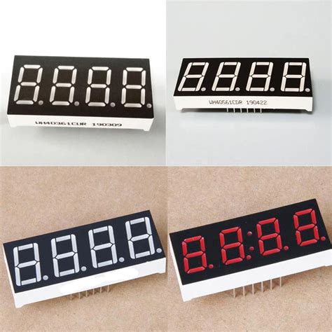 High Brightness Custom Made Number Digit Segment LED Display For Measuring Instruments