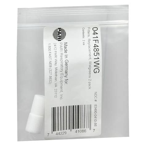 Pari Replacement Nebulizer Filters Walgreens