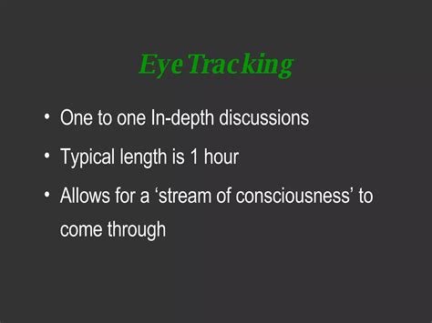 We05 Eye Tracking The User Experience Ppt