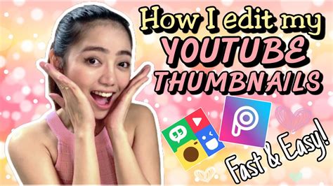 HOW TO EDIT YOUTUBE THUMBNAILS FAST EASY TUTORIAL YouTube