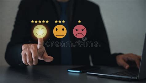 A Businessman Evaluating Customer Satisfaction And Service Quality