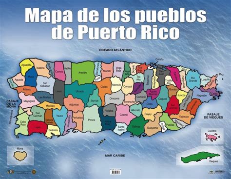 Mapa De Pr Y Sus Pueblos