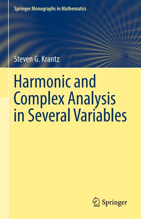 Harmonic And Complex Analysis In Several Variables Premiumjs Store