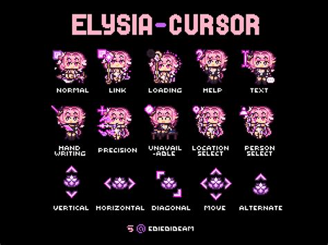 Elysia Cursor R Honkaiimpact3