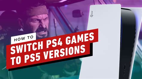 How To Switch From PS4 Version Games To PS5 YouTube