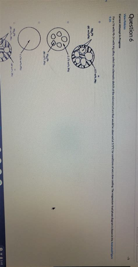 Solved Question 6 View Policies Current Attempt In Progress