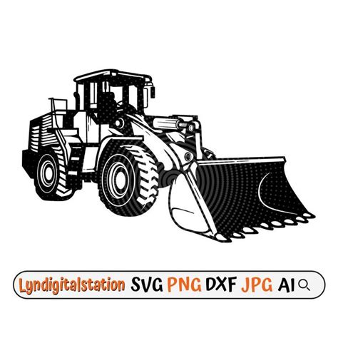Loader Svg Equipment Clipart Operator Cut File Skilled Driver Stencil Construction Shirt Design