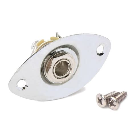 guitar jack socket electric jacks plug cylinder oval output bass