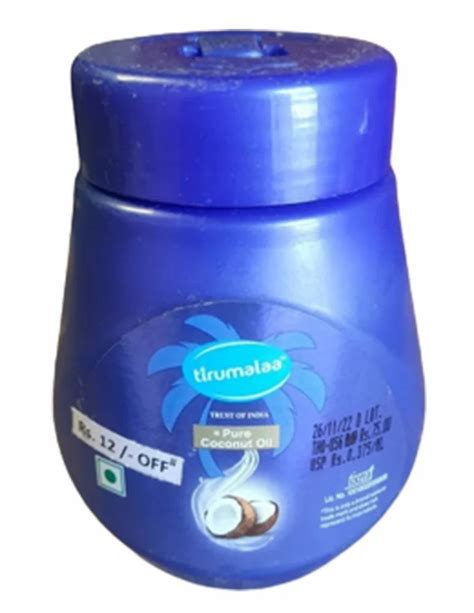 Tirumala Pure Coconut Oil At ₹ 280bottle Cold Pressed Virgin Coconut