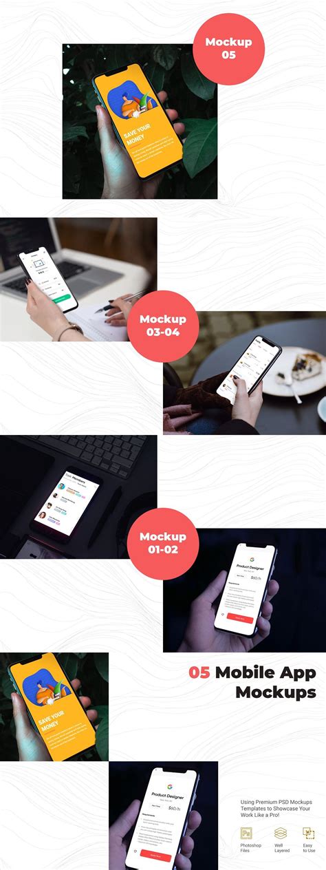 Mobile App Mockup Mobile App Web Mockup Keynote Template