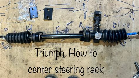 How To Center A Steering Rack • The Car How