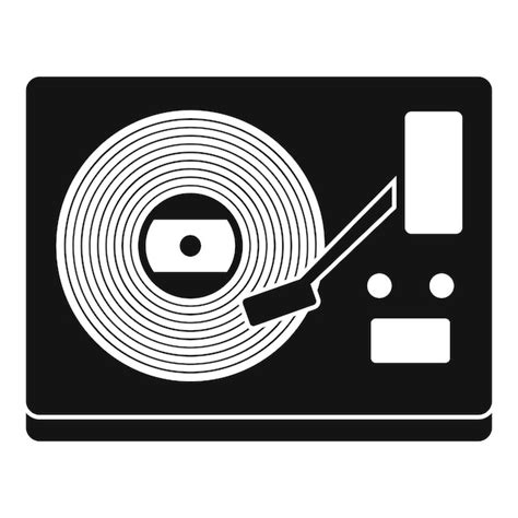 Premium Vector Vinyl Player Icon Simple Illustration Of Vinyl Player Vector Icon For Web