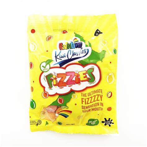 Rainbow Kiwi Classic Fizzies 160g Kiwi Shop