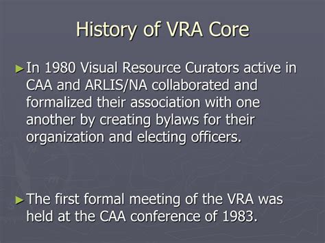 ppt visual resources association vra core categories powerpoint