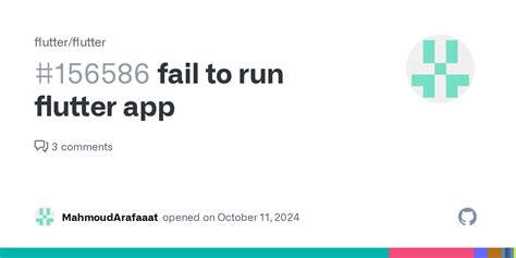 Fail To Run Flutter App · Issue 156586 · Flutterflutter · Github
