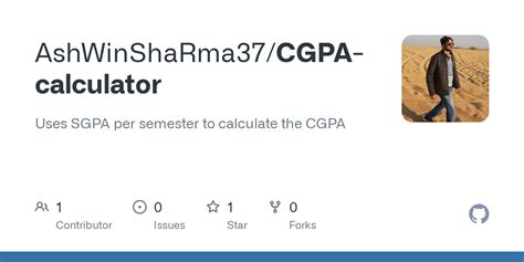 GitHub AshWinShaRma CGPA Calculator Uses SGPA Per Semester To Calculate The CGPA