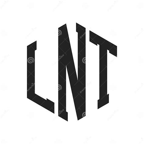 Lnt Logo Design Initial Letter Lnt Monogram Logo Using Hexagon Shape