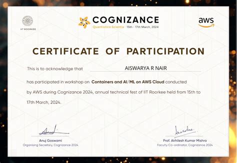 Aiswarya R Nair On Linkedin Aws Cloudcomputing Ai Ml