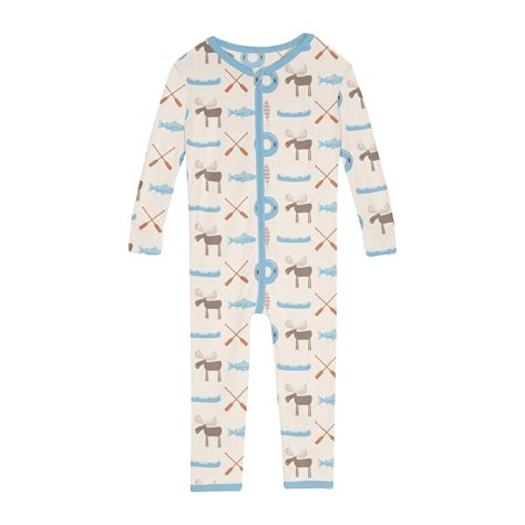 Print Convertible Sleeper With Zipper In Natural Lake Life