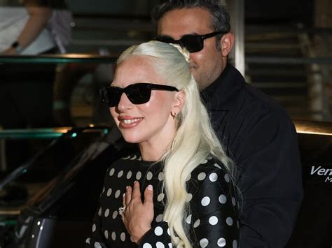Lady Gaga Flashes Huge Engagement Ring At Venice Film Festival