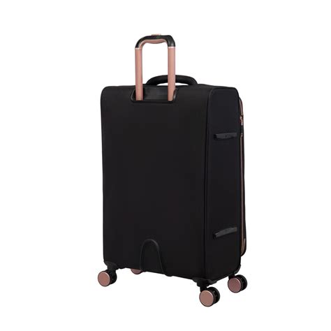 It Luggage Suitcase Lux Lite Divinity Eva Black And Rose Gold 8 Wheel
