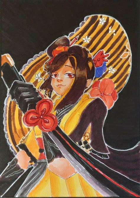 Chiori Drawing Genshin Impact Hoyolab