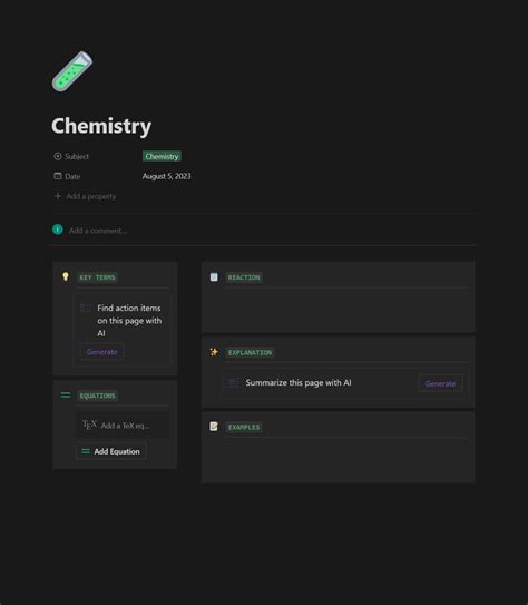 How To Study W Notion AI W Notion Database Automation Notion Template