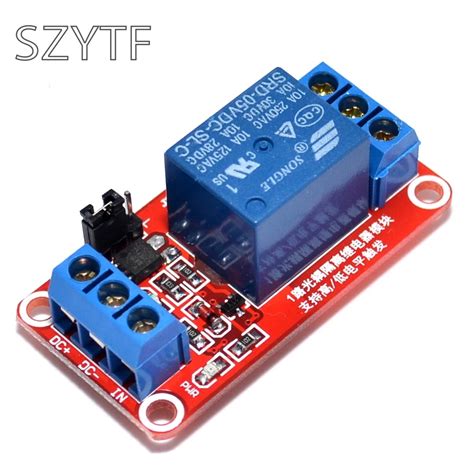 Channel With Optocoupler Isolation To Support High And Low Level Trigger Relay Module