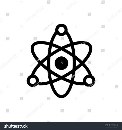 Science Atom Symbol Icon Vector Eps เวกเตอร์สต็อก ปลอดค่าลิขสิทธิ์ 1479763412 Shutterstock