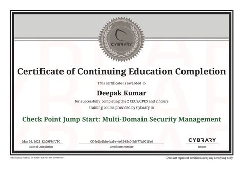 Cybersecurity Checkpoint Certification Networksecurity