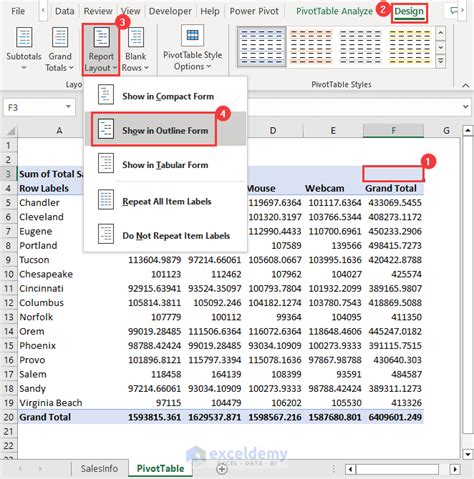 How To Create Pivot Table Report In Excel With Easy Steps