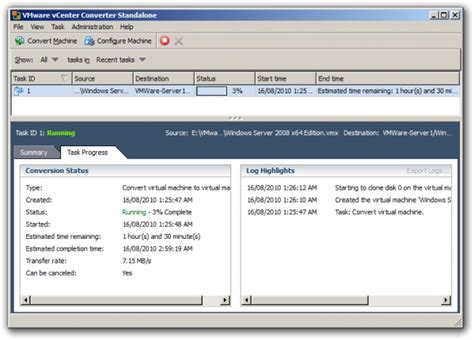 Convert A Virtual Machine From Vmware Workstation To Esxi Vsphere Networking Howtos