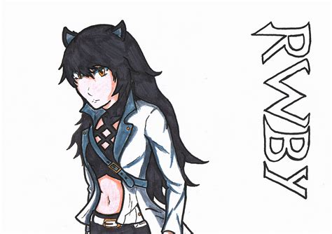Rwby Blake Faunus Fan Art