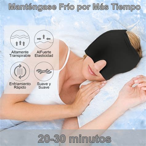 Gorro Para Migraña De Gel Con Compresión Fría Y Caliente Meses Sin