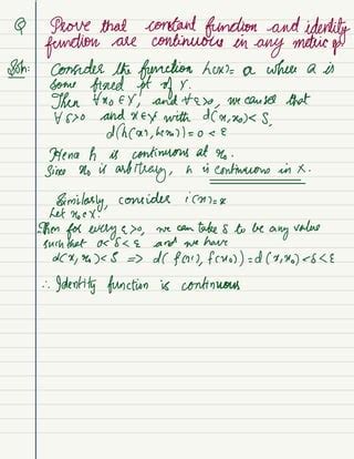 Continuity Solved Problems Set 1 PDF