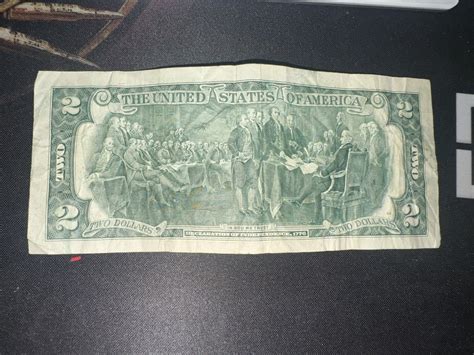 1976 2 Dollar Bill Misprint Misalignment Rare And 30303 Sequence Ebay