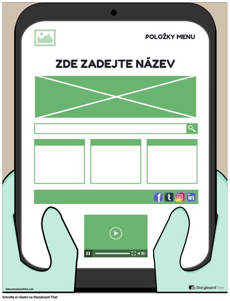 Domácí Stránka Wireframe 1 Storyboard Door Cs Examples