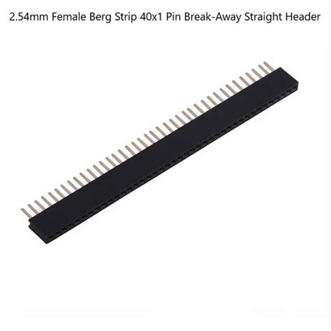 Sunrobotics 2 54mm Female And Male Berg Strips 40x1 40x2 At ₹ 20 Piece Electronic Components