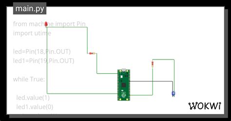Primer Código Raspberry Pi Pico Wokwi Esp32 Stm32 Arduino Simulator