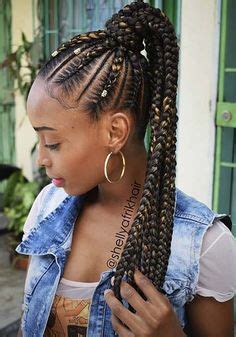 12 Idées De Tresses Model De Coiffure Africaine Coiffure Idée