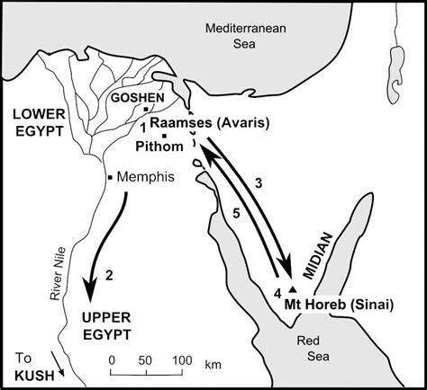 The Bible Journey The Israelites In Egypt