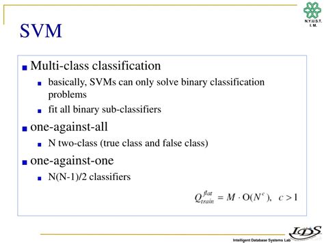 Ppt Support Vector Machines Classification With A Very Large Scale