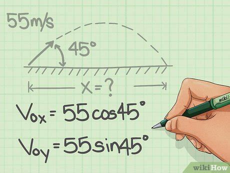 How To Solve A Projectile Motion Problem Steps With Pictures