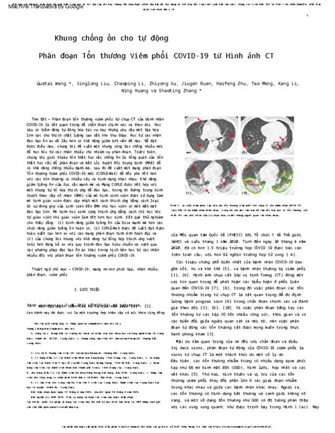 A Noise Robust Framework For Automatic Segmentatio Mßt B C D Dßch Trên Hình Ánh Y T