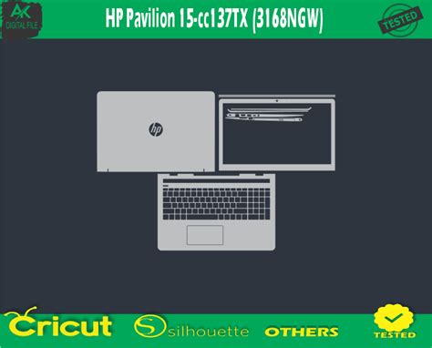HP Pavilion 15 CS3063CL Skin Vector Template 5 50