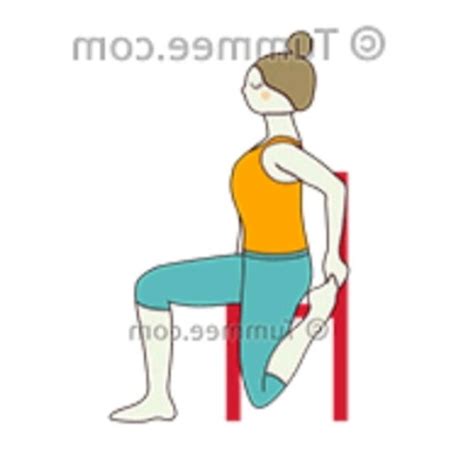 Quadricep Stretch With Chair