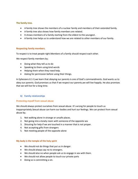 Cre Notes Grade 4 Term 1 2 3 14296