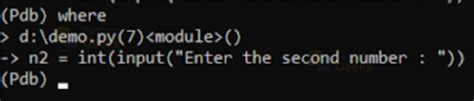 Python Debugger Module Python Geeks
