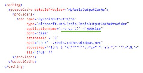Asp Net Mvc Azure Redis Caching Dynamic ApplicationName Or Key Name